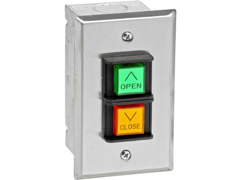 2 Button Interior Flush Mount Control Station — American Garage Door Supply